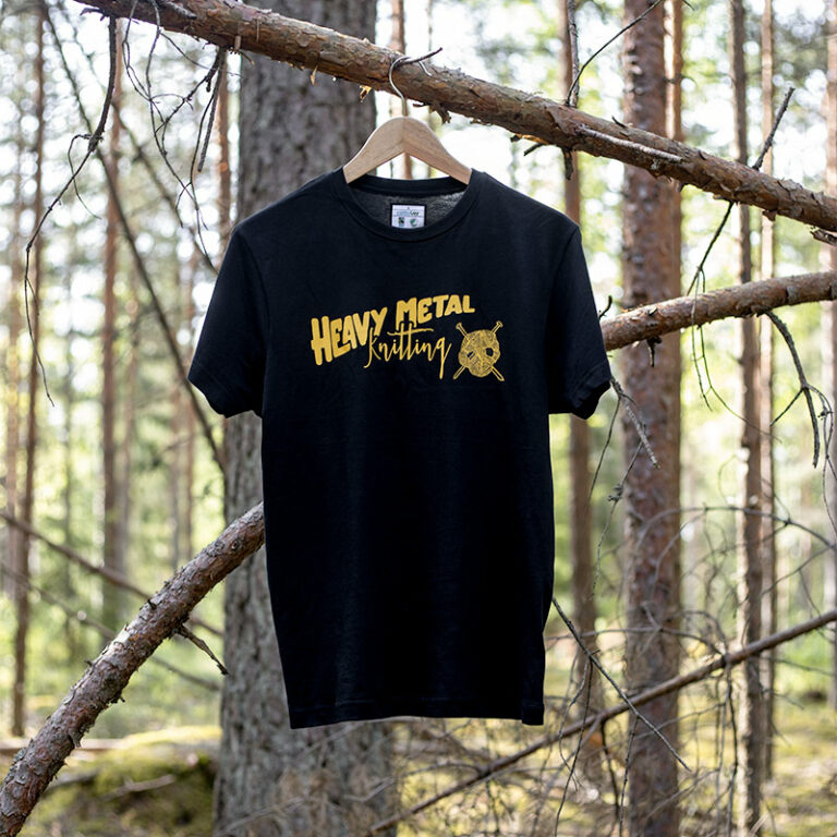 The HMK Tee - Heavy Metal Knitting
